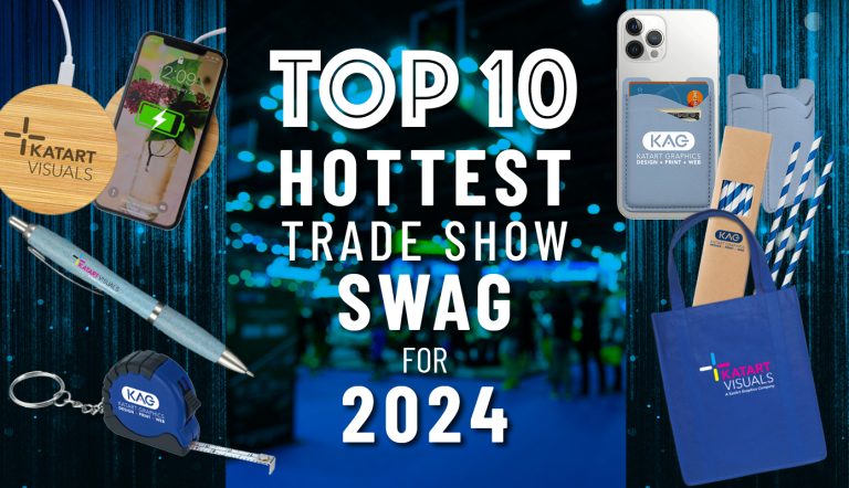 Top 10 Hottest Trade Show Promotional Swag Giveaways for 2024